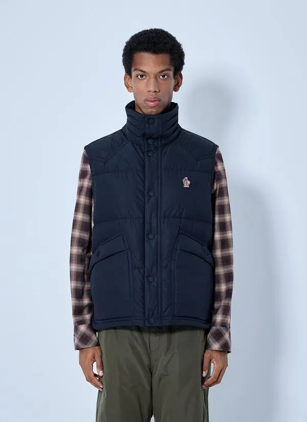 Moncler Evans Down Vest - Navy