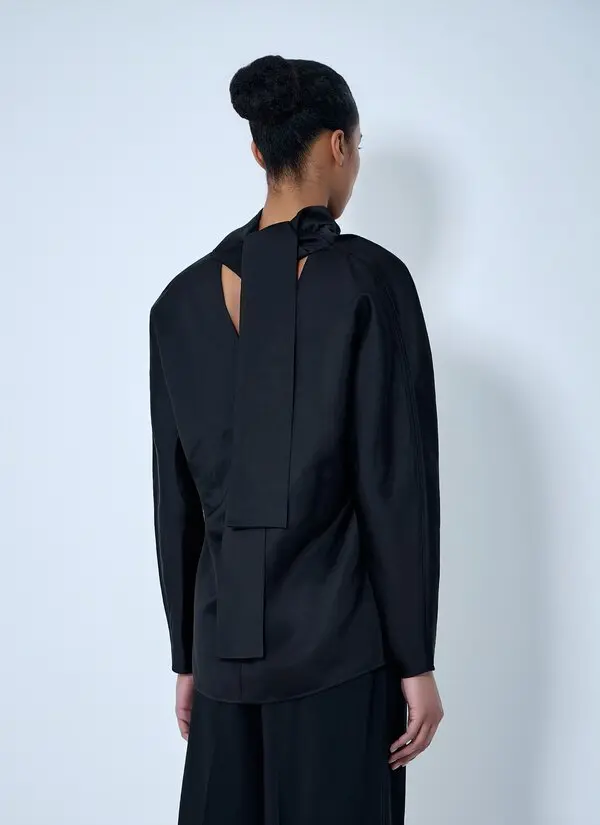 TOTEME High-neck Long Sleeve Top