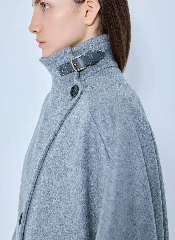 Max Mara Asymmetric Cashmere Cape