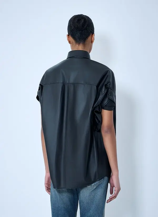 Balenciaga Tucked Sleeve Shirt