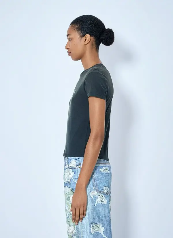 Acne Studios Fitted Logo T-shirt