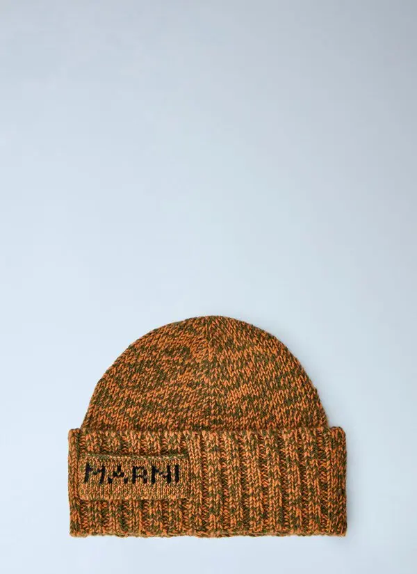 Marni Knitted Logo Beanie