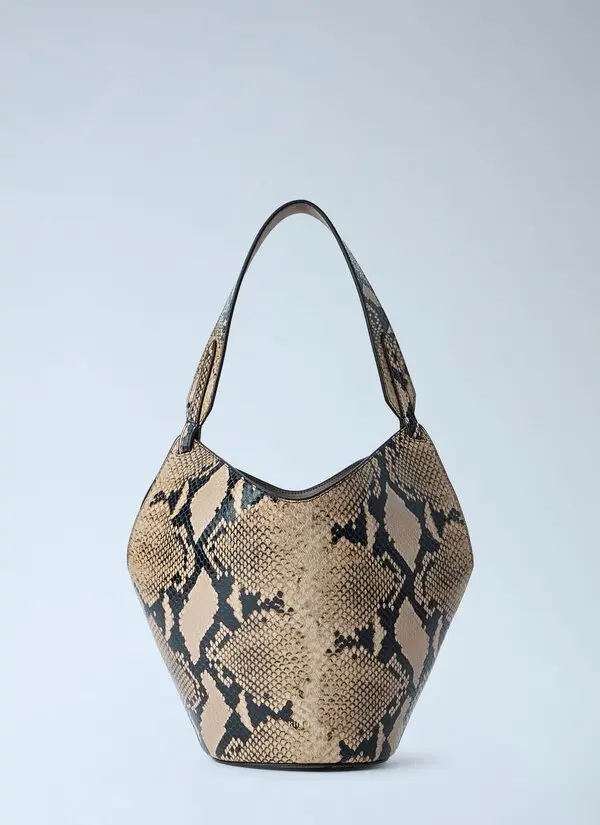 Khaite Lotus Mini Tote Bag - Beige