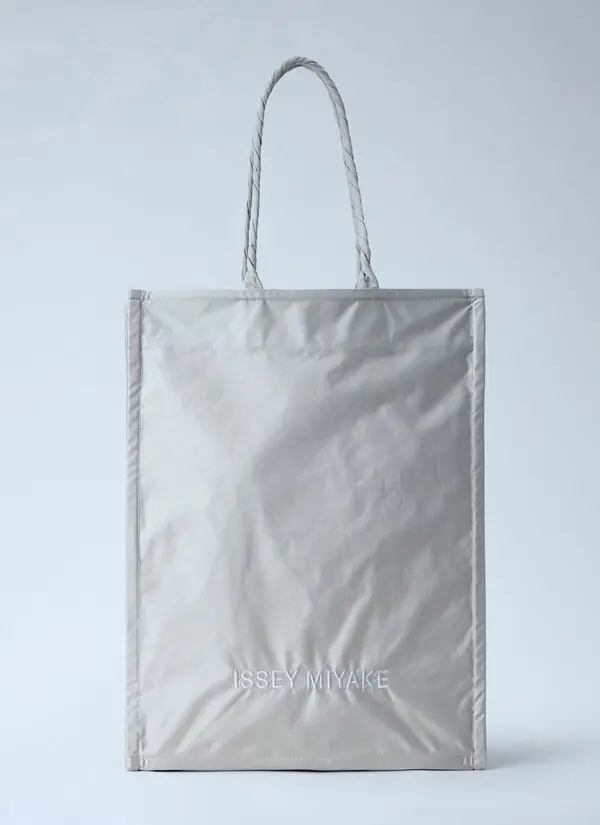 Issey Miyake Crumplable Tote Bag - Light Grey