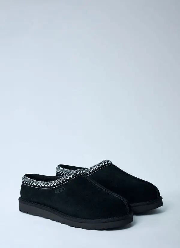 UGG Tasman Suede Slip-on Mules - Black