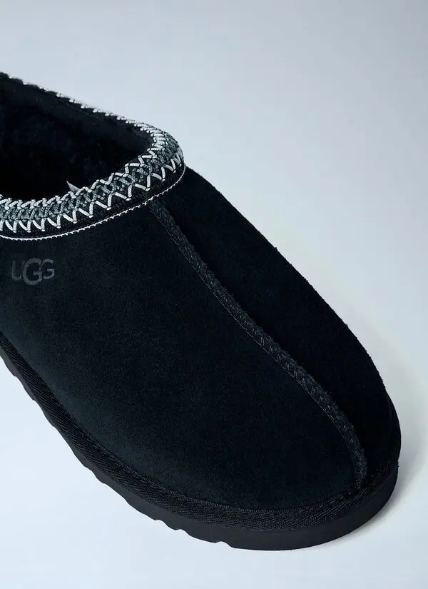 UGG Tasman Suede Slip-on Mules - Black
