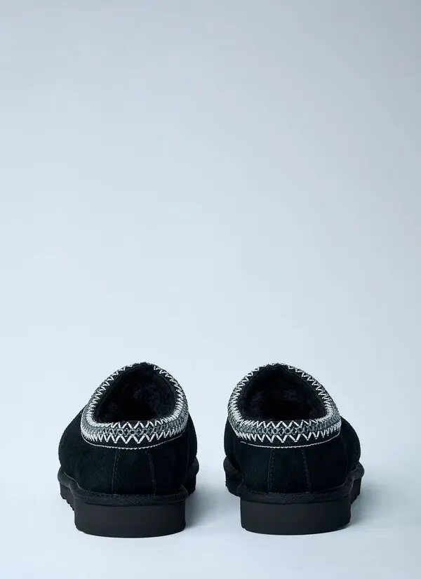 UGG Tasman Suede Slip-on Mules - Black