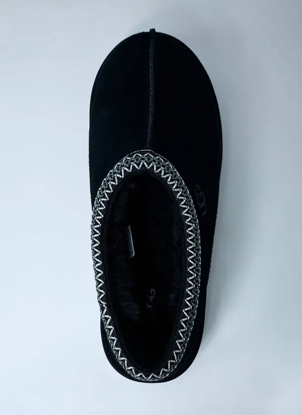 UGG Tasman Suede Slip-on Mules - Black