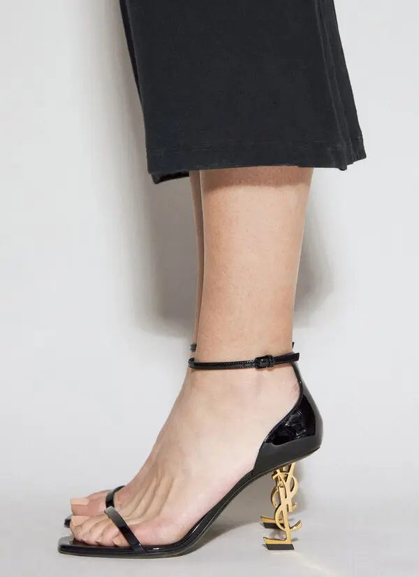 Saint Laurent Opyum Heeled Sandals - Black