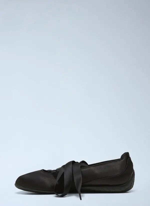 PUMA Speedcat Ballet Satin Sneakers - Black