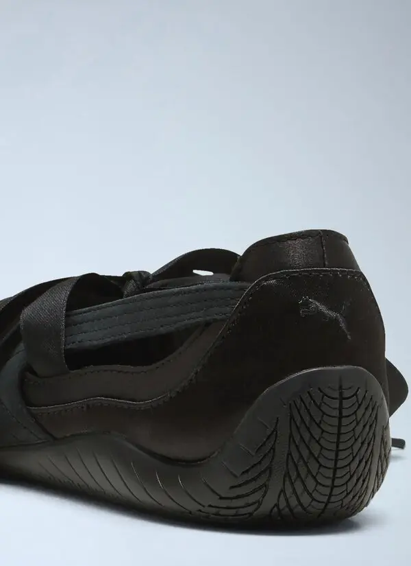 PUMA Speedcat Ballet Satin Sneakers - Black