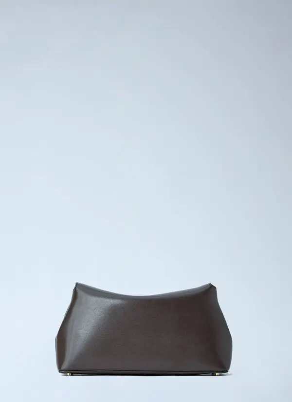 TOTEME T-lock Leather Clutch