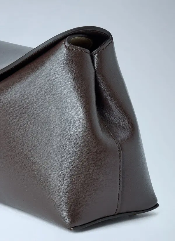 TOTEME T-lock Leather Clutch