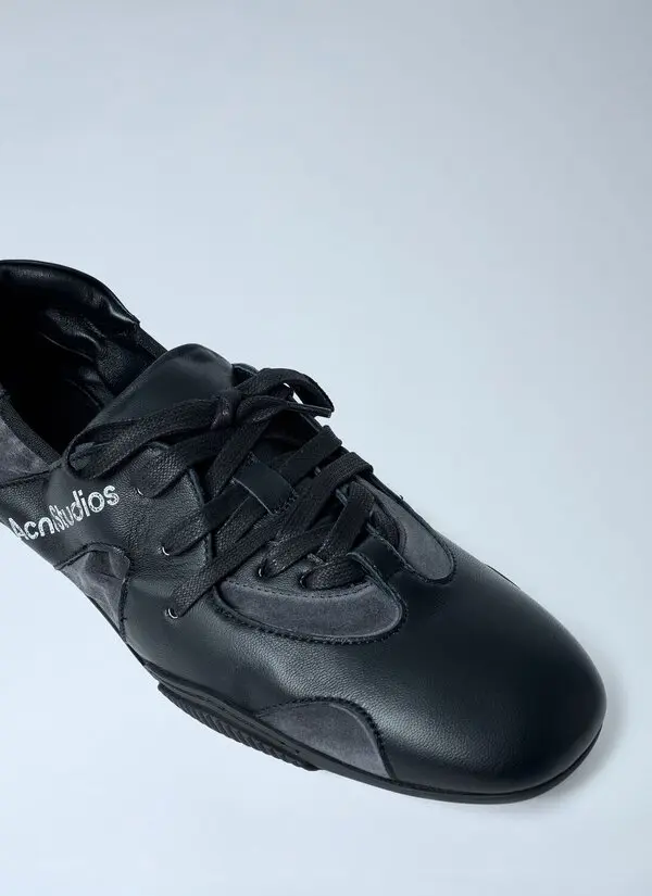 Acne Studios Leather Lace-up Sneakers