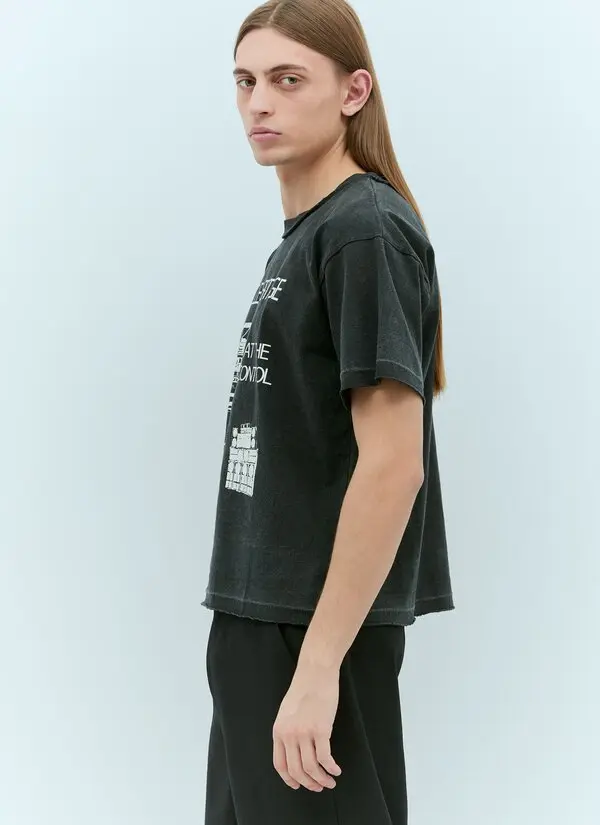 CIRCLE HERITAGE Boombox T-shirt - Black