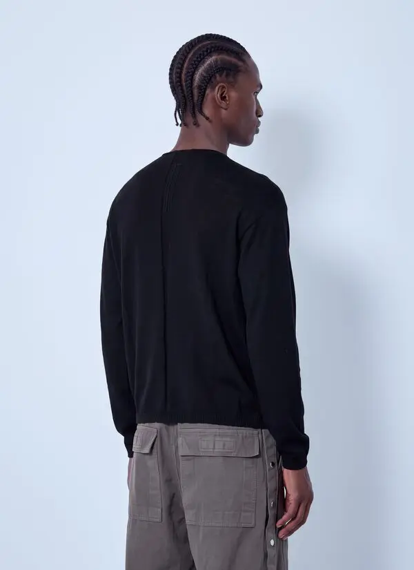 Rick Owens Cut-out Detail Sweater - Black