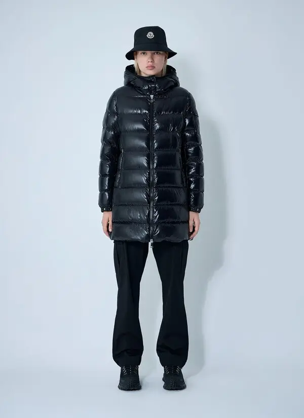 Moncler Courcelles Long Down Coat