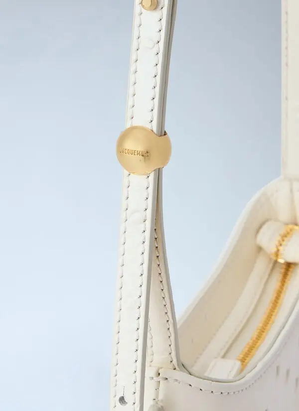 Jacquemus Le Petit Bisou Shoulder Bag - White