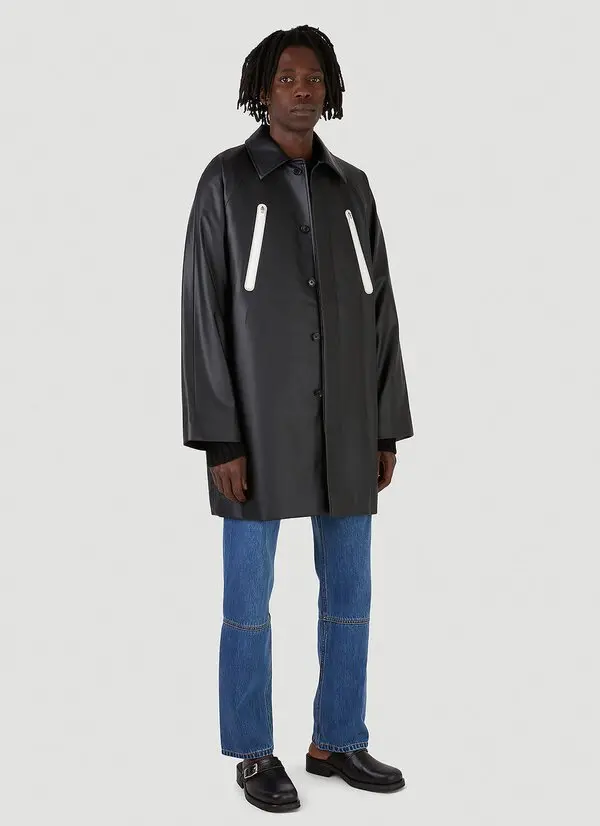 WYNN HAMLYN Raglan Zipped Coat