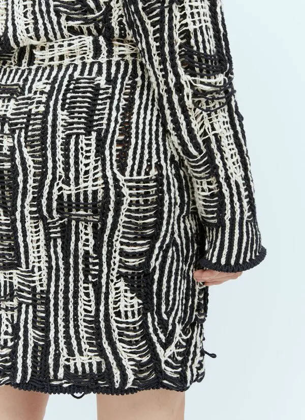 Bottega Veneta Intrecciato Cotton Skirt