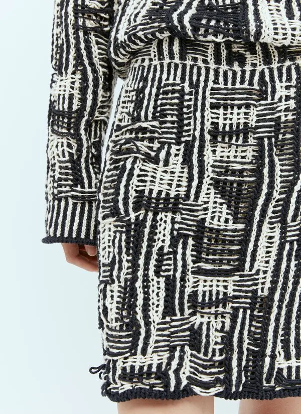 Bottega Veneta Intrecciato Cotton Skirt