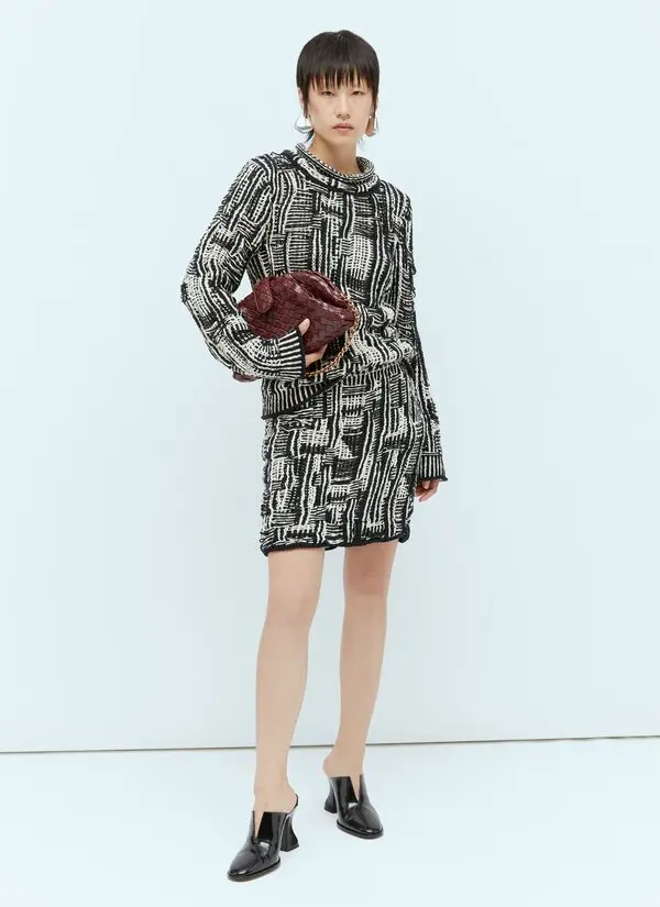 Bottega Veneta Intrecciato Cotton Skirt