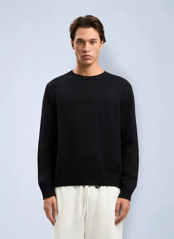 Palm Angels Back Curved Logo Sweater