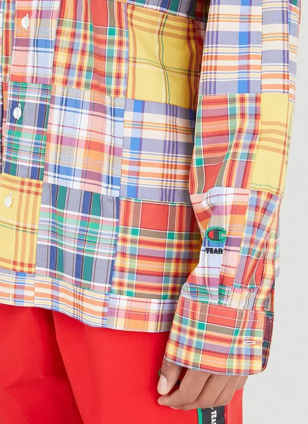 CHAMPION TEARS Check Bermuda Shirt