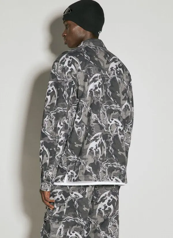 HAN KJØBENHAVN Camo Printed Utility Shirt