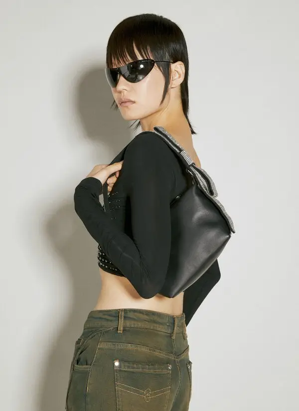 Kara Bow Pouch Shoulder Bag