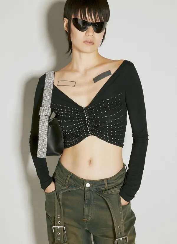 Kara Bow Pouch Shoulder Bag