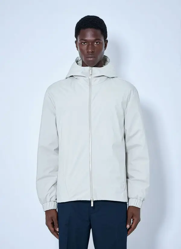 Moncler Trelatete Hooded Down Jacket - Light Grey