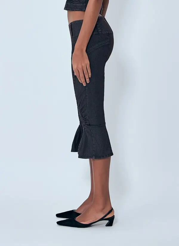 MISS SIXTY X KNWLS Cropped Flared Jeans