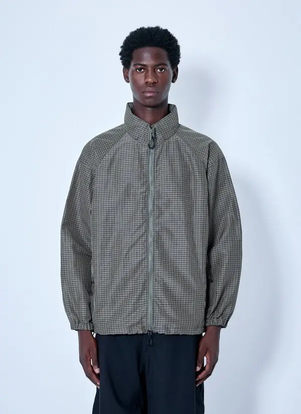 Comme Des Garçons Lightweight Plaid Jacket - Khaki