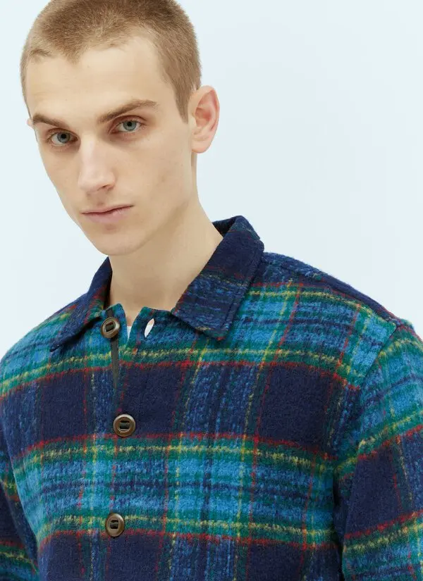 BRAIN DEAD Brushed Rancher Flannel Shacket