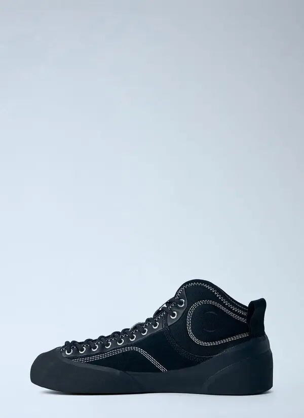 VILLAGE PM High-top Sneakers With Contrast Stitching