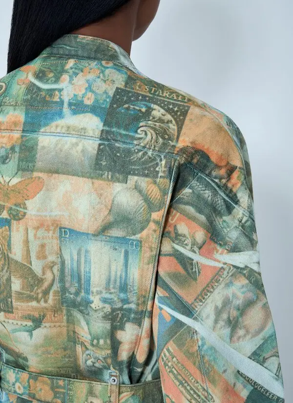 KIKO KOSTADINOV X LEVI'S Printed Carina Belted Jacket