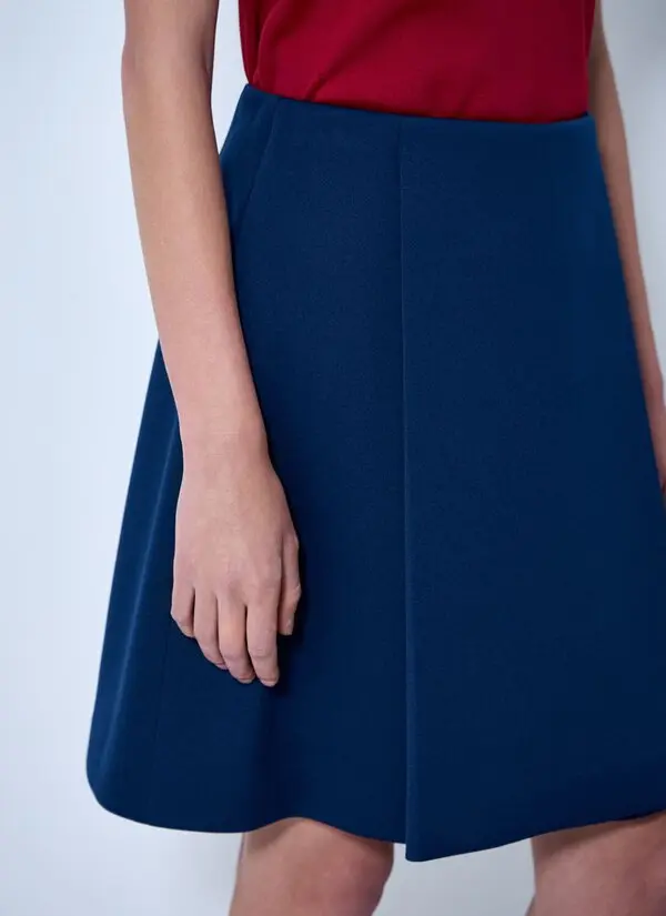 Miu Miu Technical Jersey Mini Skirt