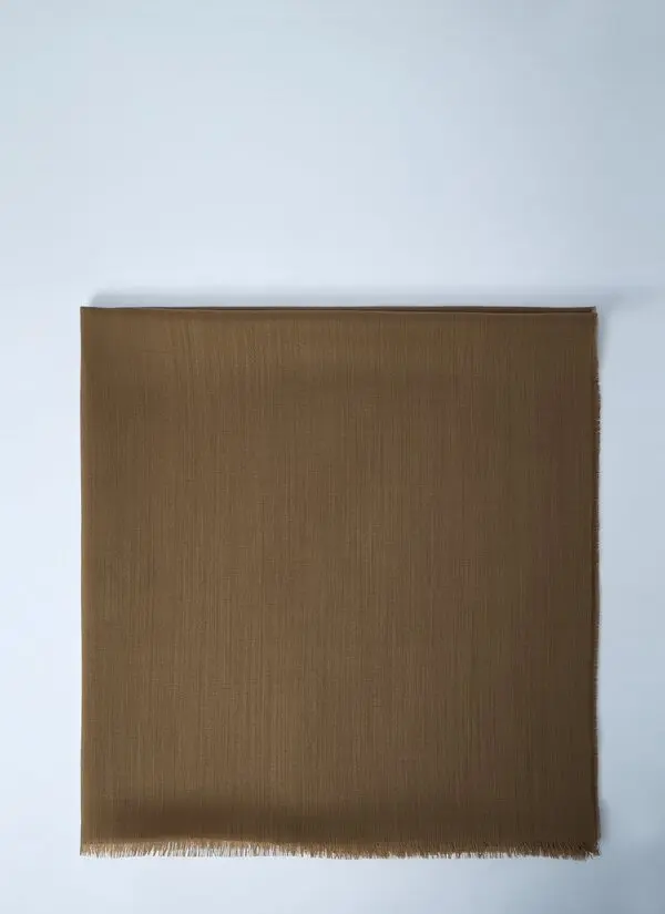 TOTEME Light Wool Scarf - Camel