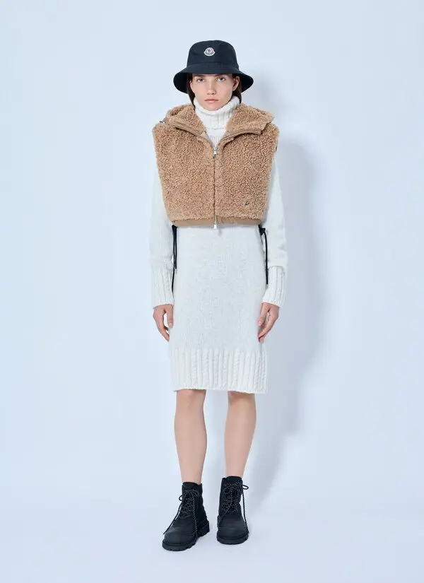 Moncler Sherpa Hooded Overlay