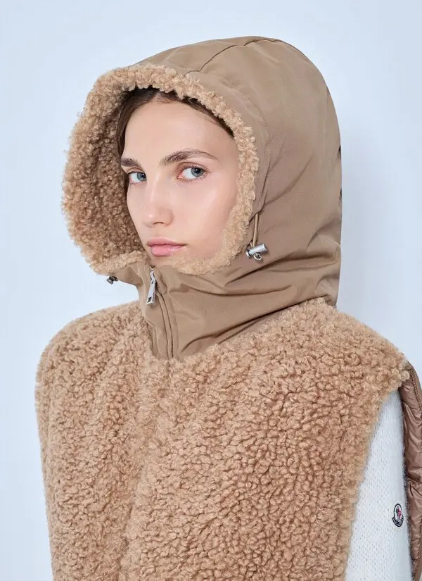 Moncler Sherpa Hooded Overlay