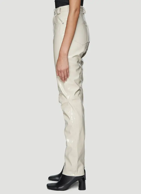 GMBH High Waist Vinyl Pants