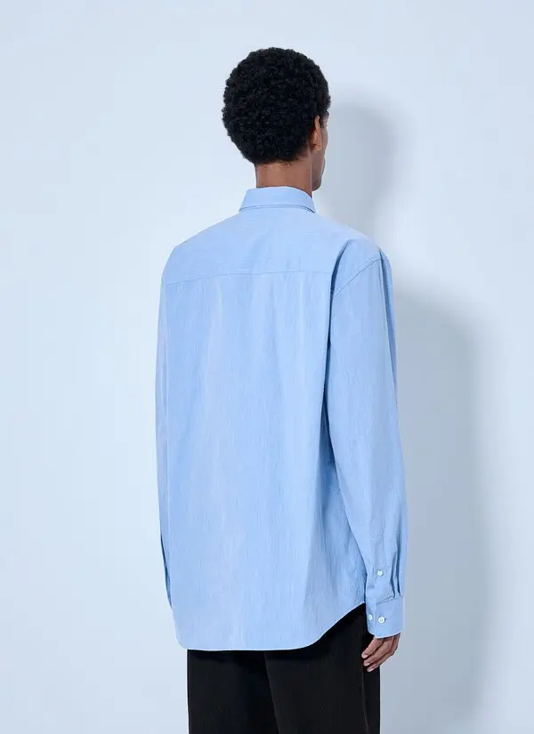 Dries Van Noten Cilian Classic Cotton Shirt With Tie