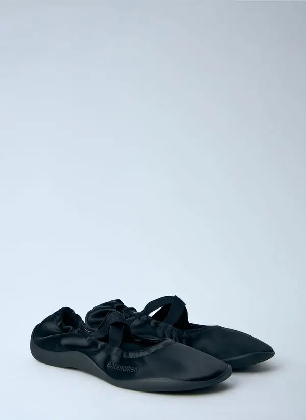 Balenciaga Shibuya Ballet Flats - Black