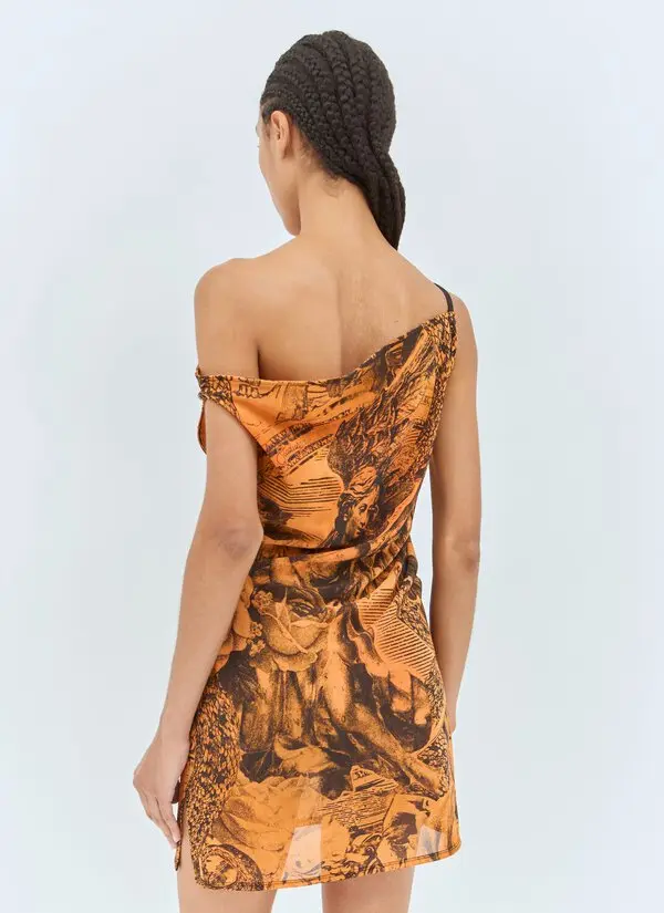 Acne Studios Printed Mini Dress