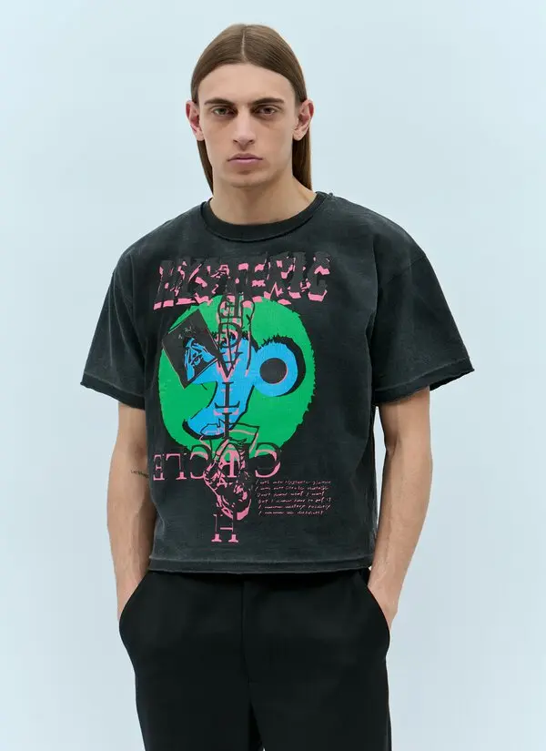 HYSTERIC GLAMOUR X CIRCLE HERITAGE Punk Short-sleeve T-shirt