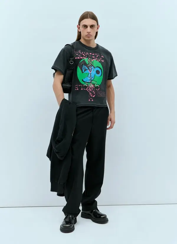 HYSTERIC GLAMOUR X CIRCLE HERITAGE Punk Short-sleeve T-shirt
