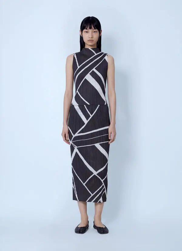 Issey Miyake Fold Line Skirt
