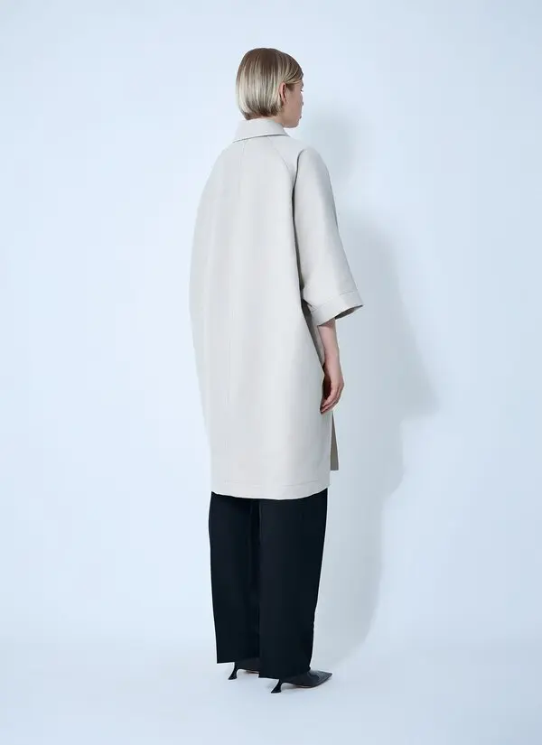 Bottega Veneta Silk-and-cotton-blend Coat