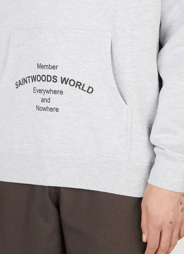 SAINTWOODS World Member Hooded Sweatshirt